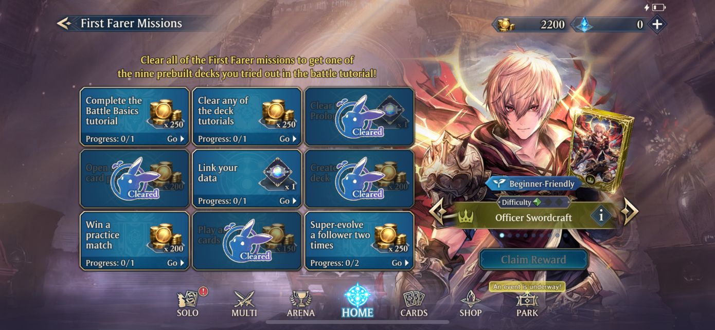 First Farer Missions - All Rewards and Which Deck to Choose - Shadowverse: Worlds Beyond