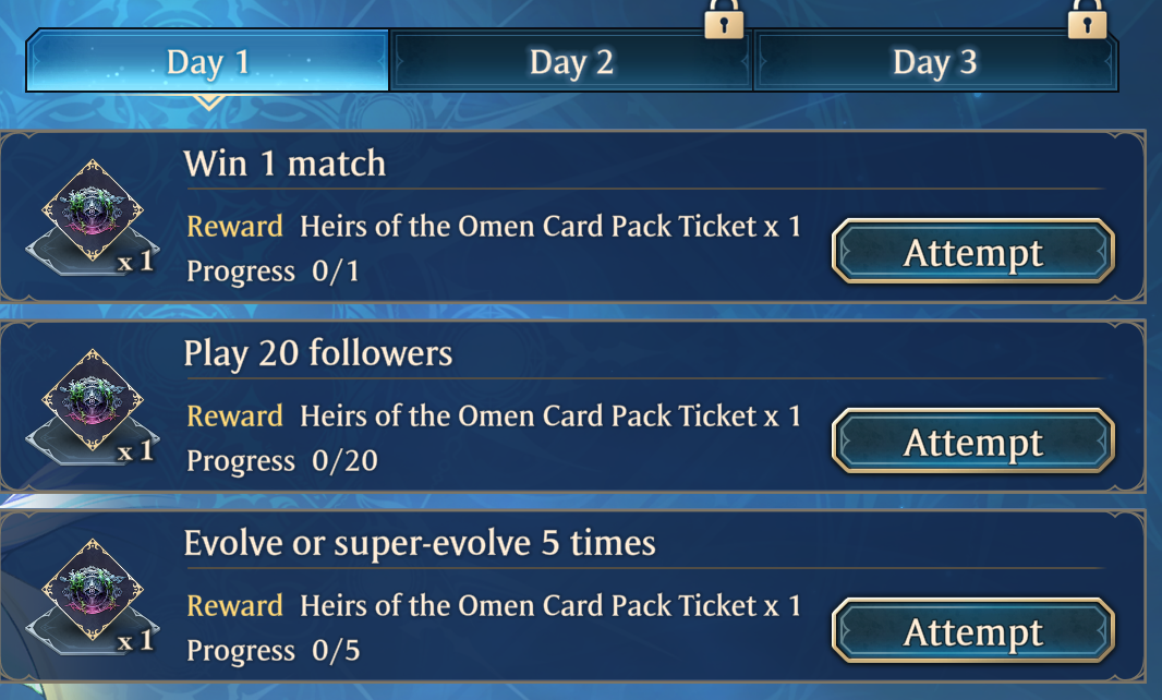 Heirs of the Omen Deck Giveaway & Release Events - Shadowverse: Worlds Beyond